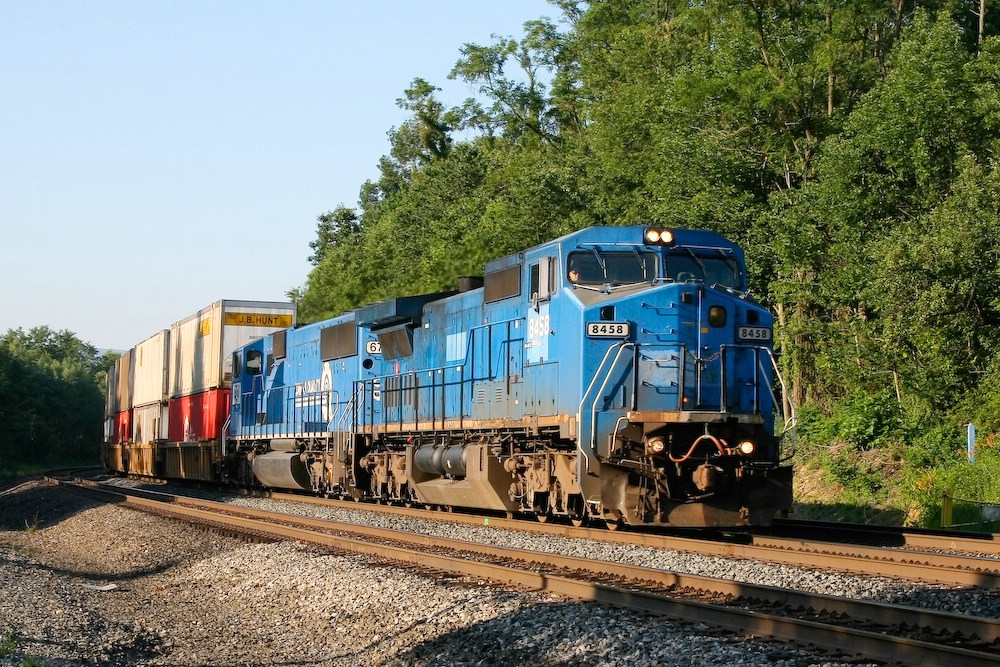 Eastbound Stack train